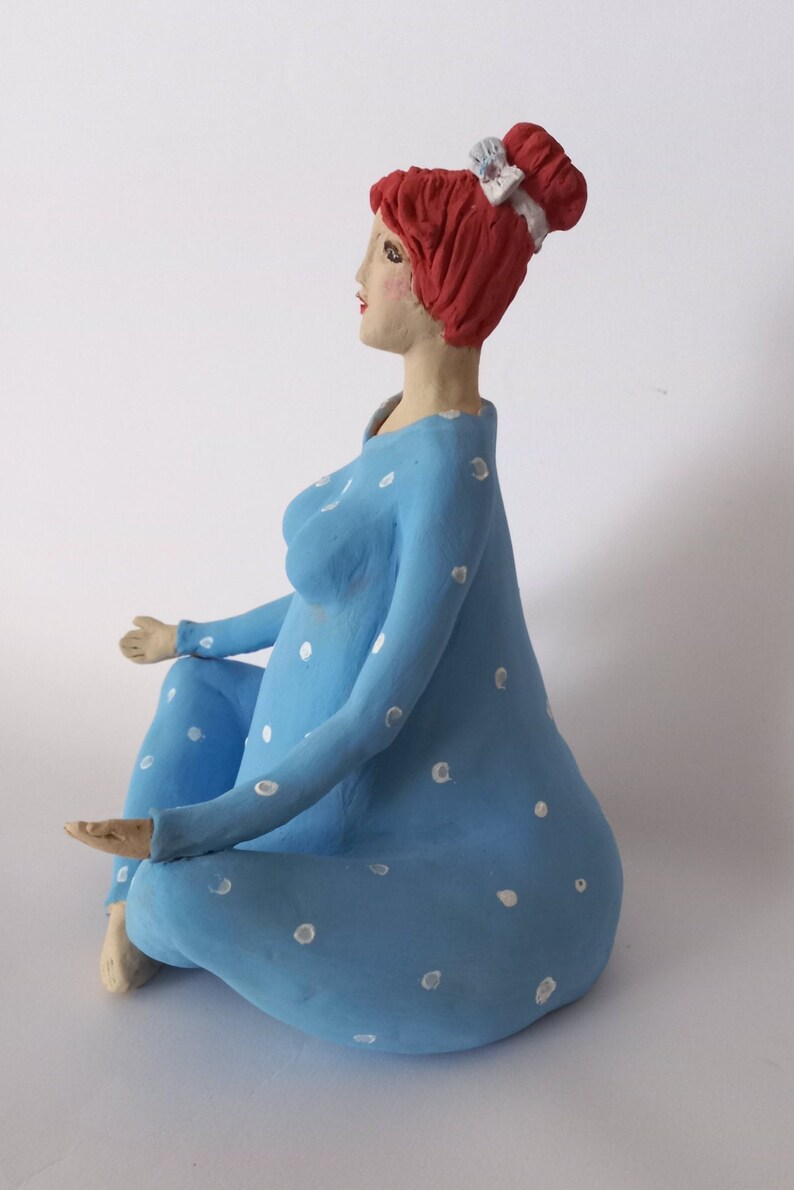 Artwork, Handmade, Ceramic, Figure, Sculpture, Modern Figurine, Home ...