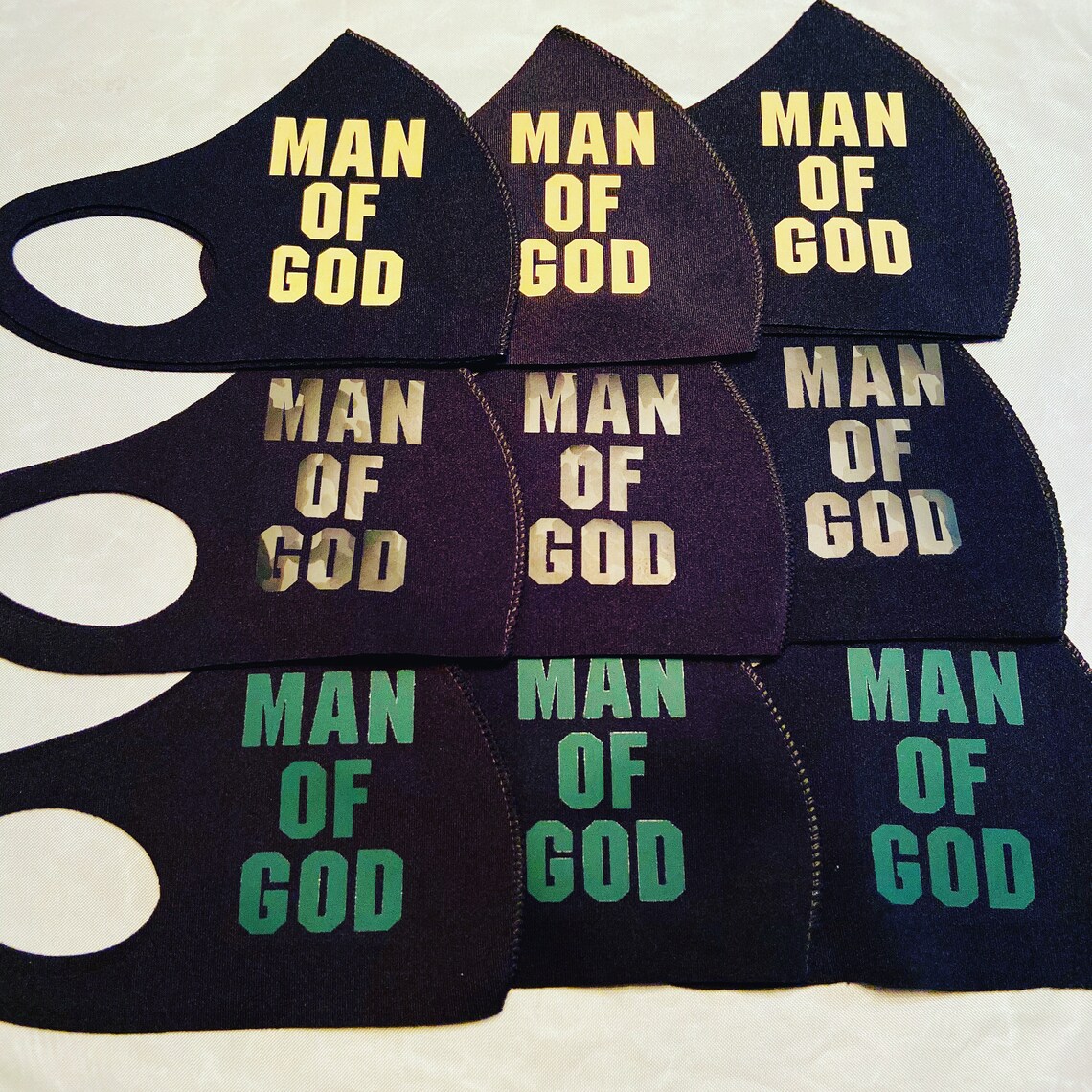 Man of God Face Mask 3pack - Etsy