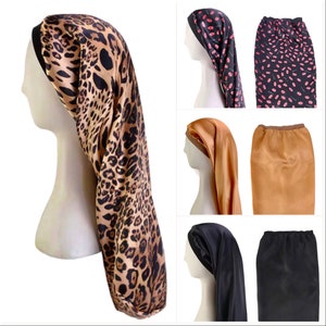 Value Satin Bonnet for Dreads, Satin Bonnet for Braids, Long Satin ...