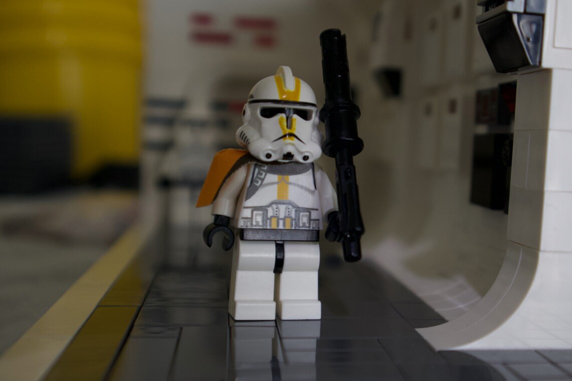 New Lego Star Wars Episode 3 Yellow Pauldron Clone Trooper | Etsy