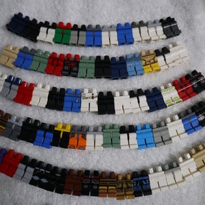 Lego Minifigure Body Parts Set: (20x) Piece Lot Head, Torso, Legs ...