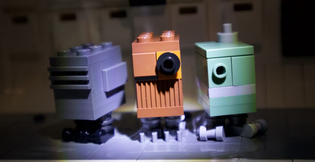 Three (3) Lego Gonk Droids - GNK From Star Wars - Etsy