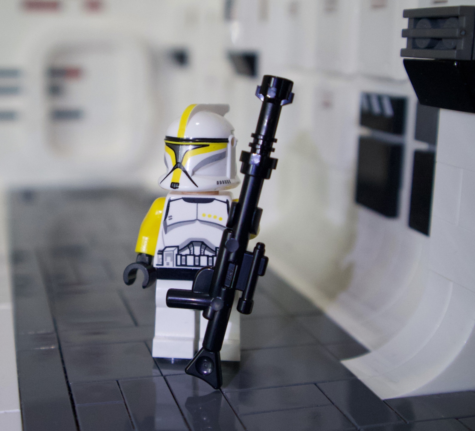 New Lego Star Wars Yellow Clone Trooper Commander Minifigure - Etsy