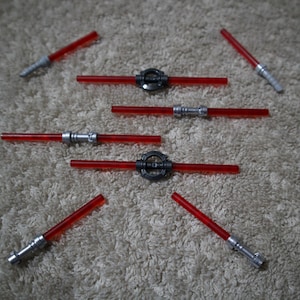New Lego Bulk Star Wars Sith Dark Side Red Lightsabers Lot - Etsy