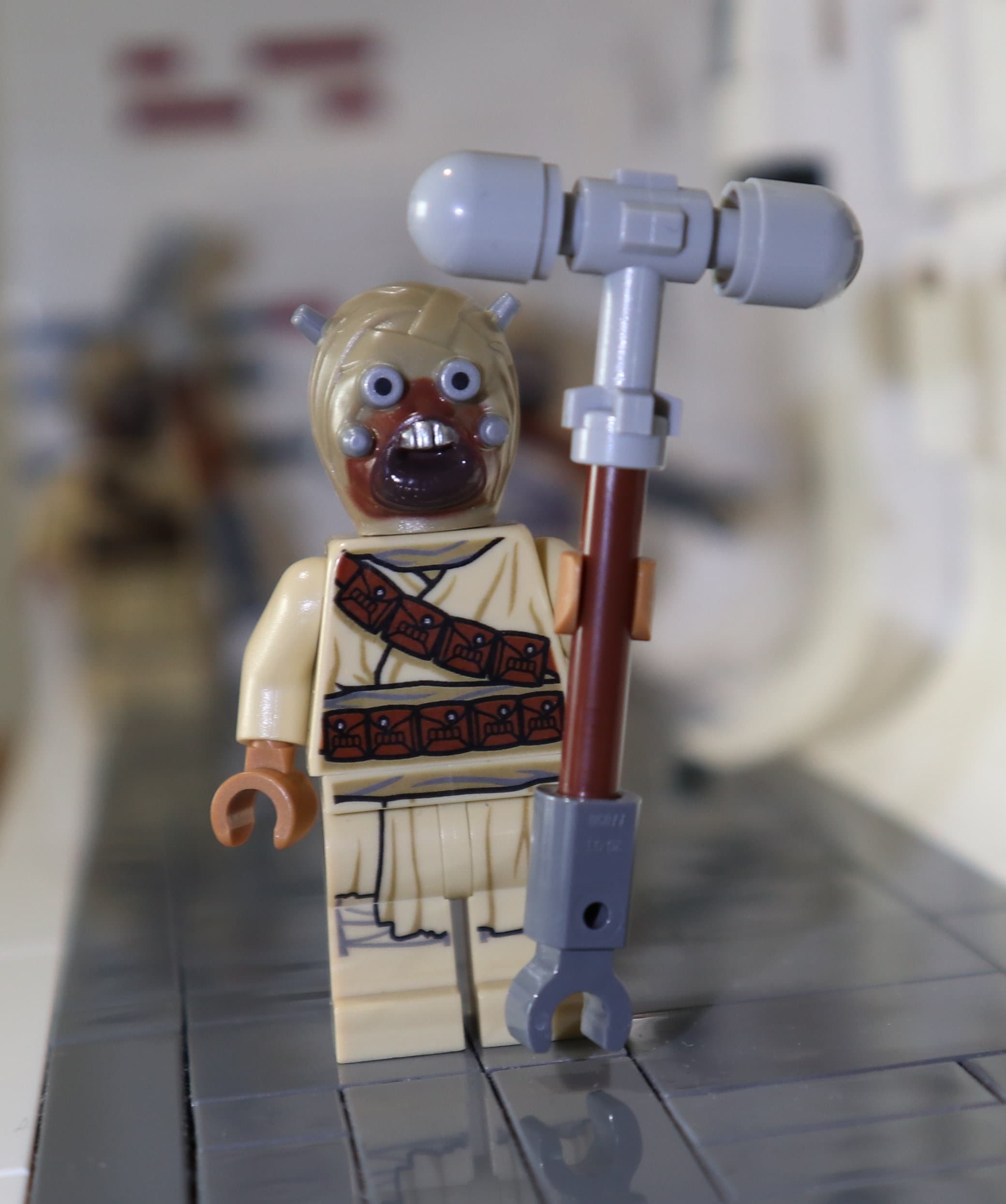 New Lego Star Wars Tusken Raider Figure With Mace/hammer - Etsy