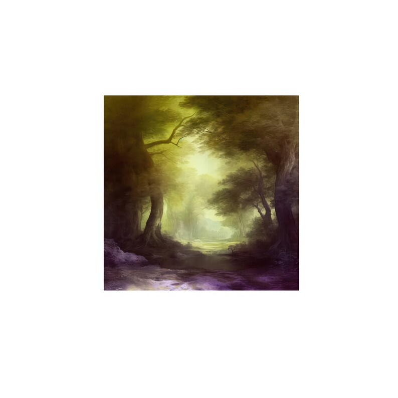 Enchanted Summer Backgrounds/ Magical Summer Forest/ Fairytale ...