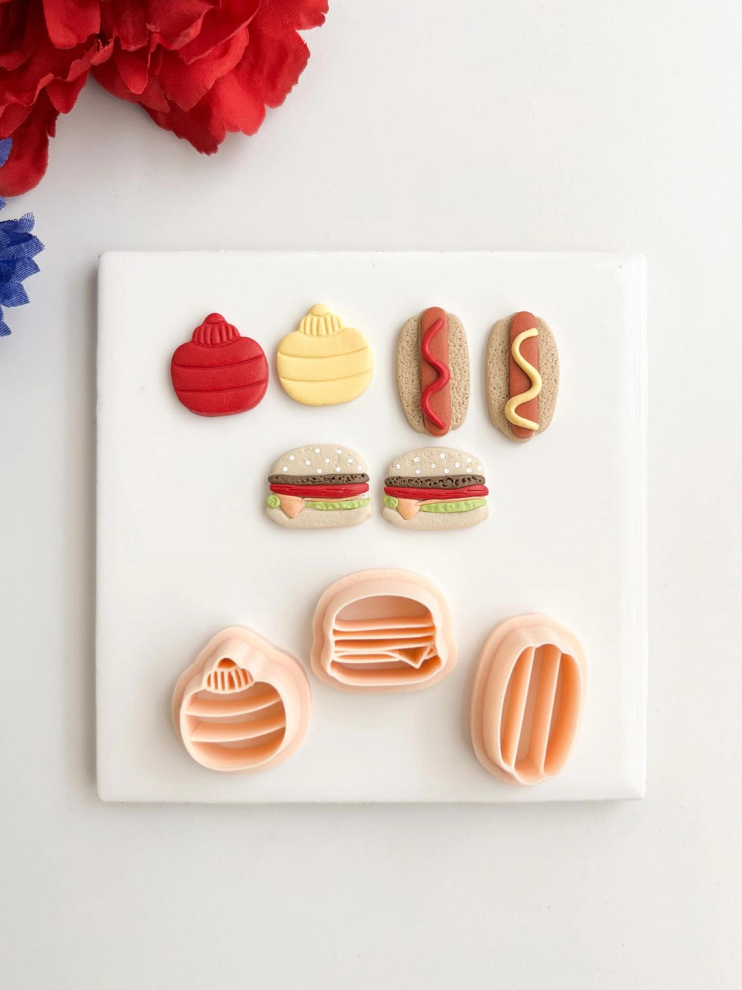 BBQ Trio Clay Cutters | Polymer Clay Cutter Set for DIY Summer Earrings ...