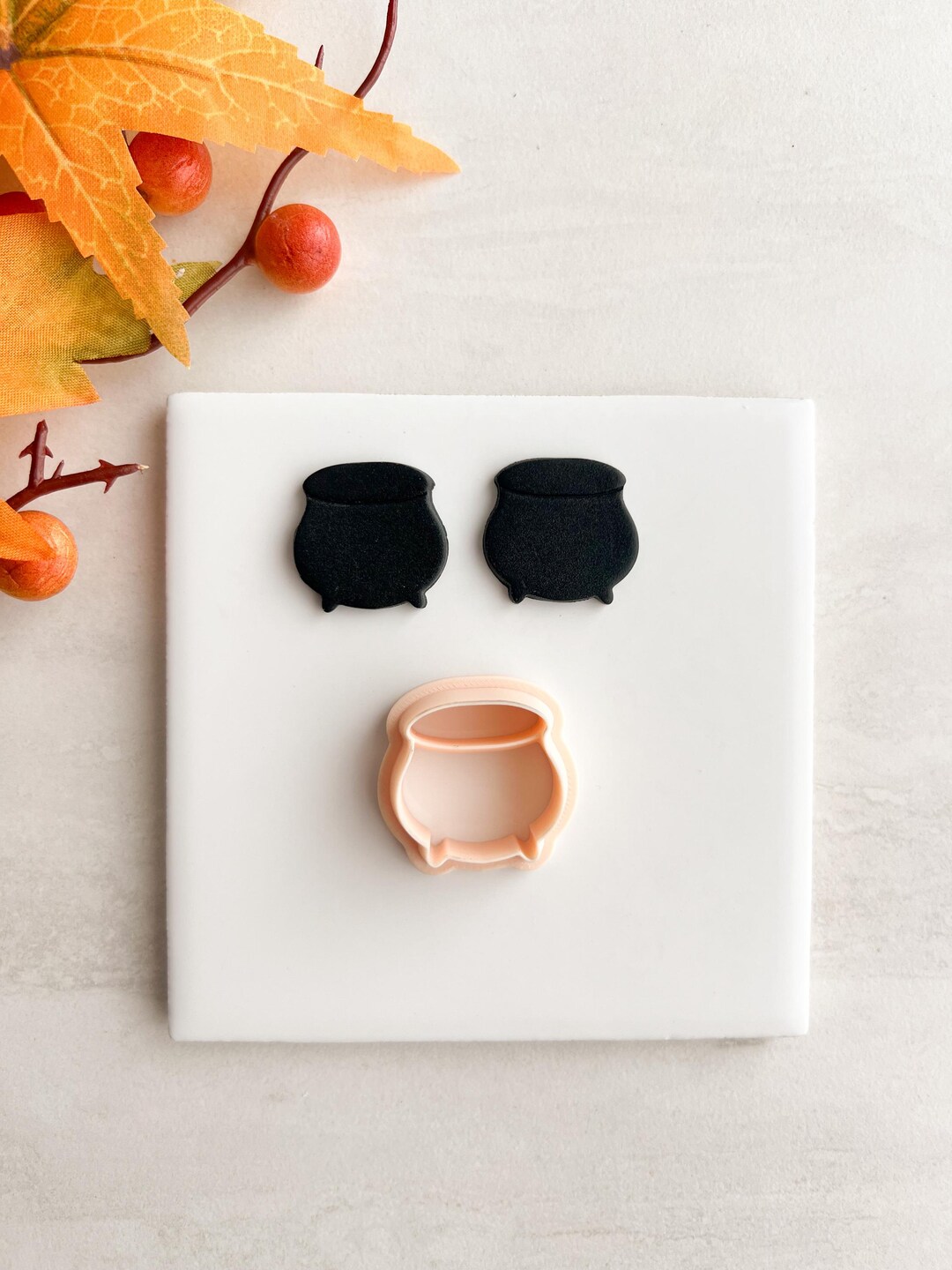 Cauldron No. 2 Clay Cutter | Halloween Cauldron Polymer Clay Cutter for ...