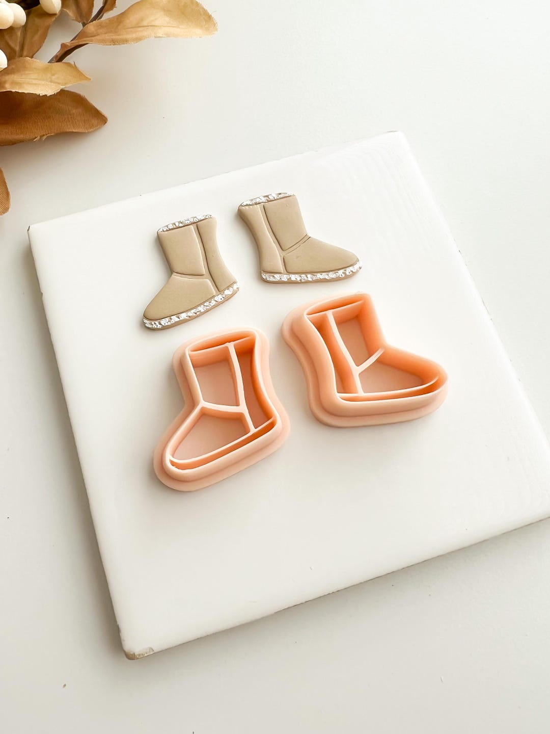 UGG Boot Pair Clay Cutter | Cozy UGG Boot Polymer Clay Cutter Set for ...