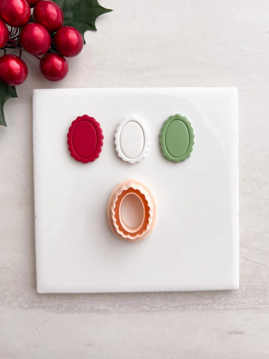 Embossed Portrait No. 1 Clay Cutter | Polymer Clay Cutter for DIY ...