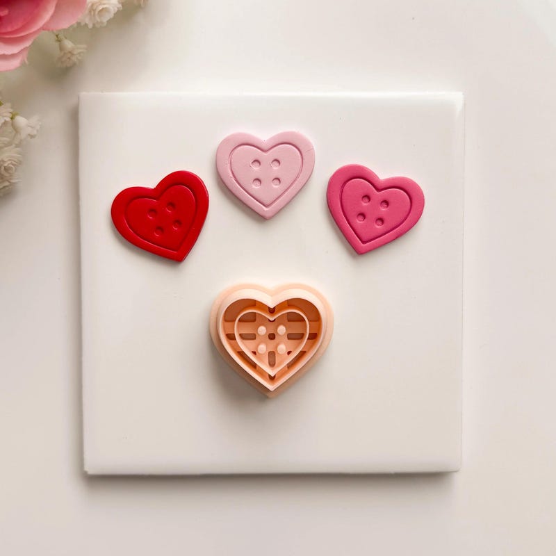 Cute Polymer Clay Button - Etsy