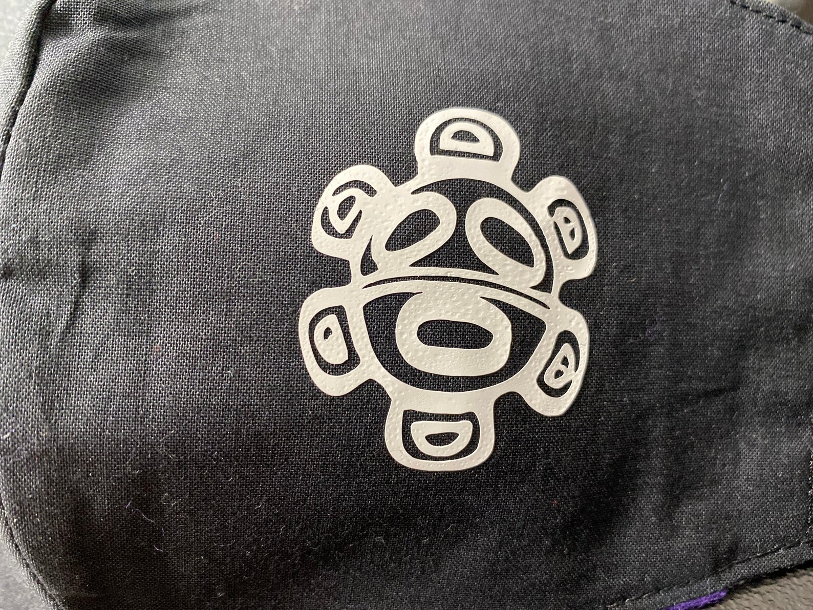 Taíno Hieroglyph Washable Cotton Mask With a Pocket for a | Etsy