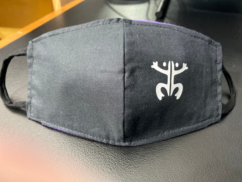 Taíno Hieroglyph Washable Cotton Mask With a Pocket for a - Etsy