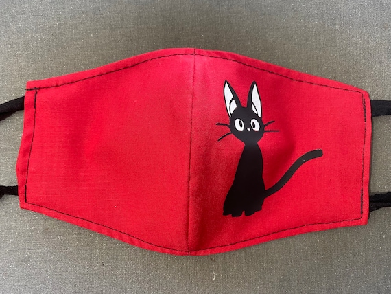 Gigi/jiji studio Ghibli Inspired Washable Cotton Mask With a - Etsy