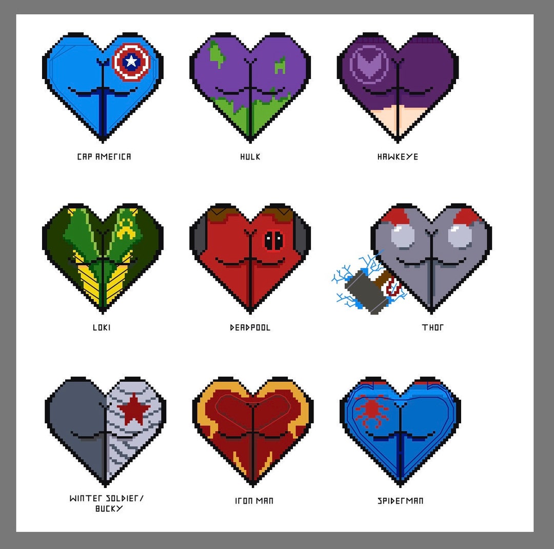 Avengers Assemble Patterns Collection 1 - Etsy