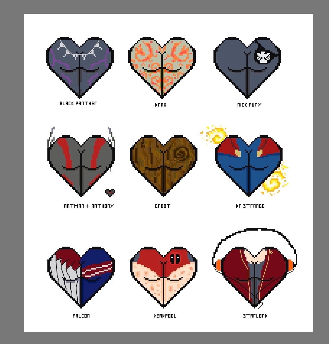 Avengers Assemble Patterns Collection 2 - Etsy