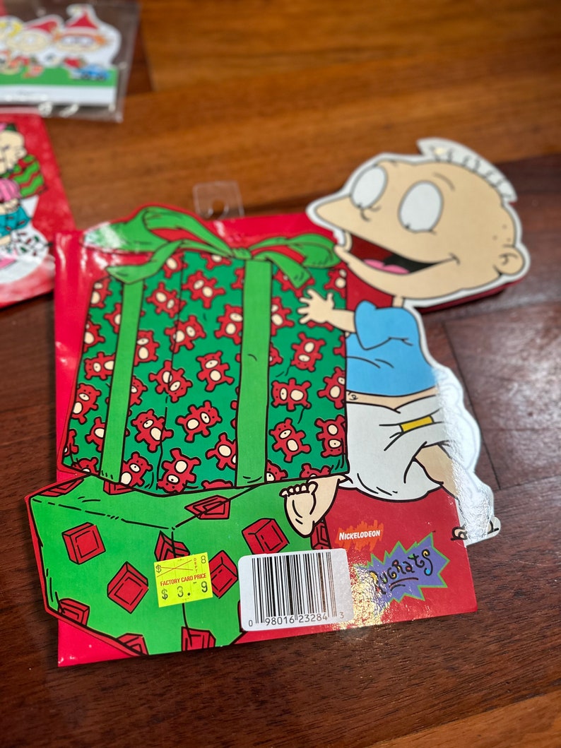 VINTAGE Lot of Five Rugrats Nickelodeon Christmas Theme Gift ...