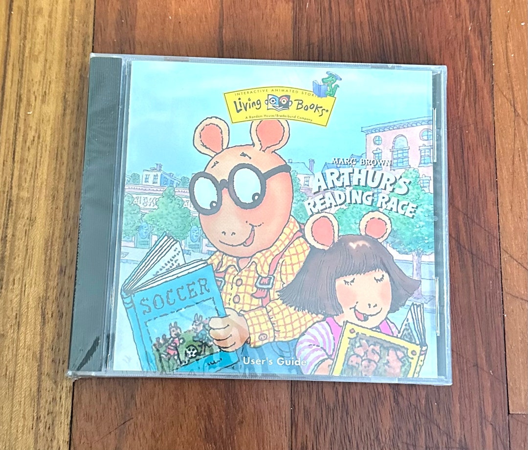 Sealed Vintage Arthur's Reading Race interactive Living Books 1996PC CD ...