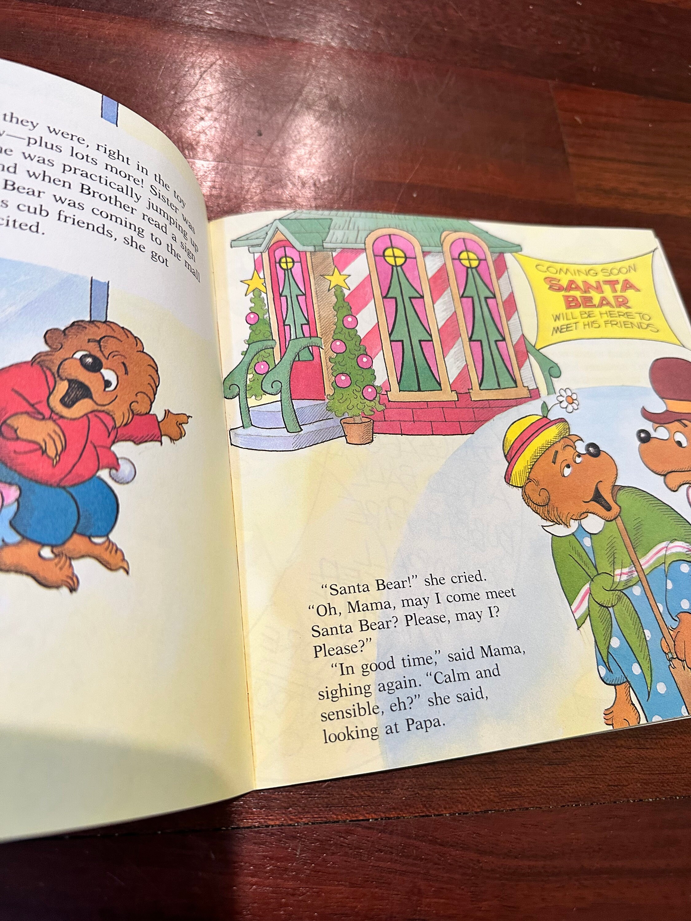 The Berenstain Bears Meet Santa Bear Random House Vintage Paperback ...