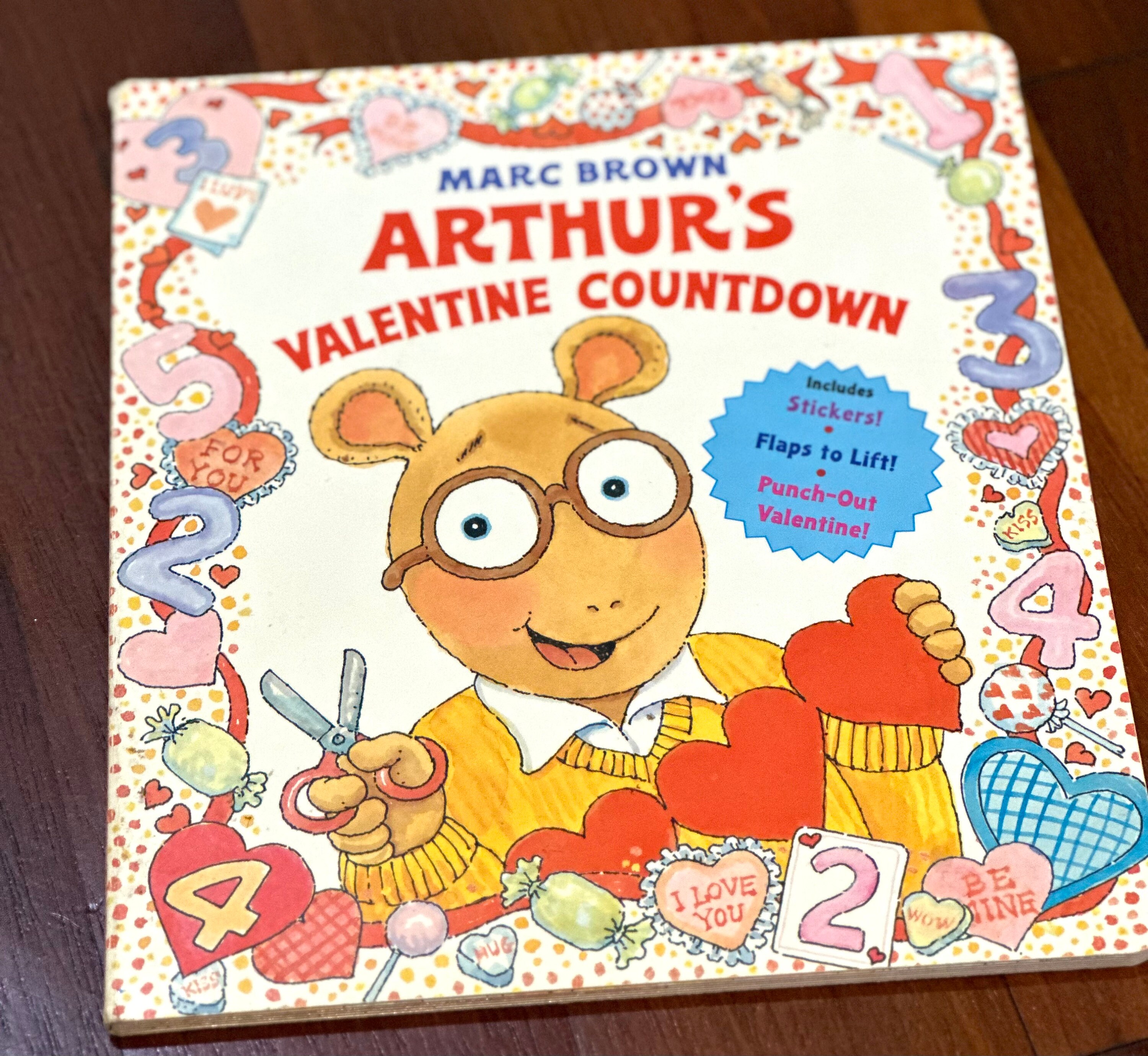 Arthur's Valentine Countdown without Stickers by Brown - Etsy