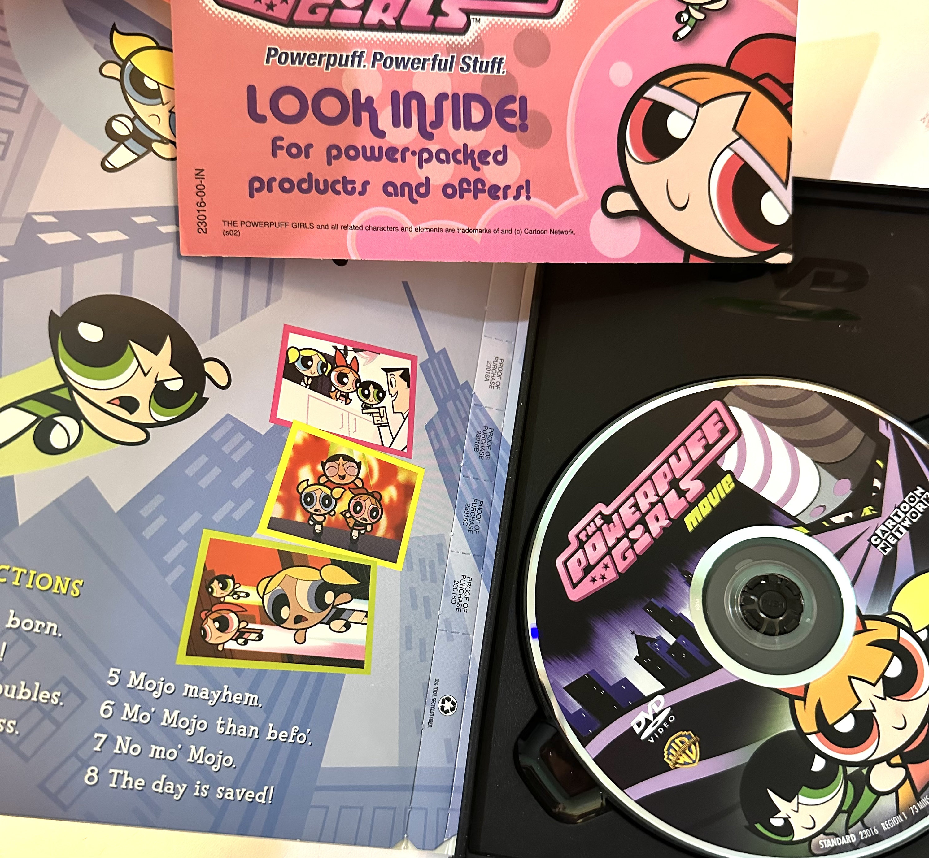 The Powerpuff Girls Movie DVD Cathy Cavadini 2002 - Etsy