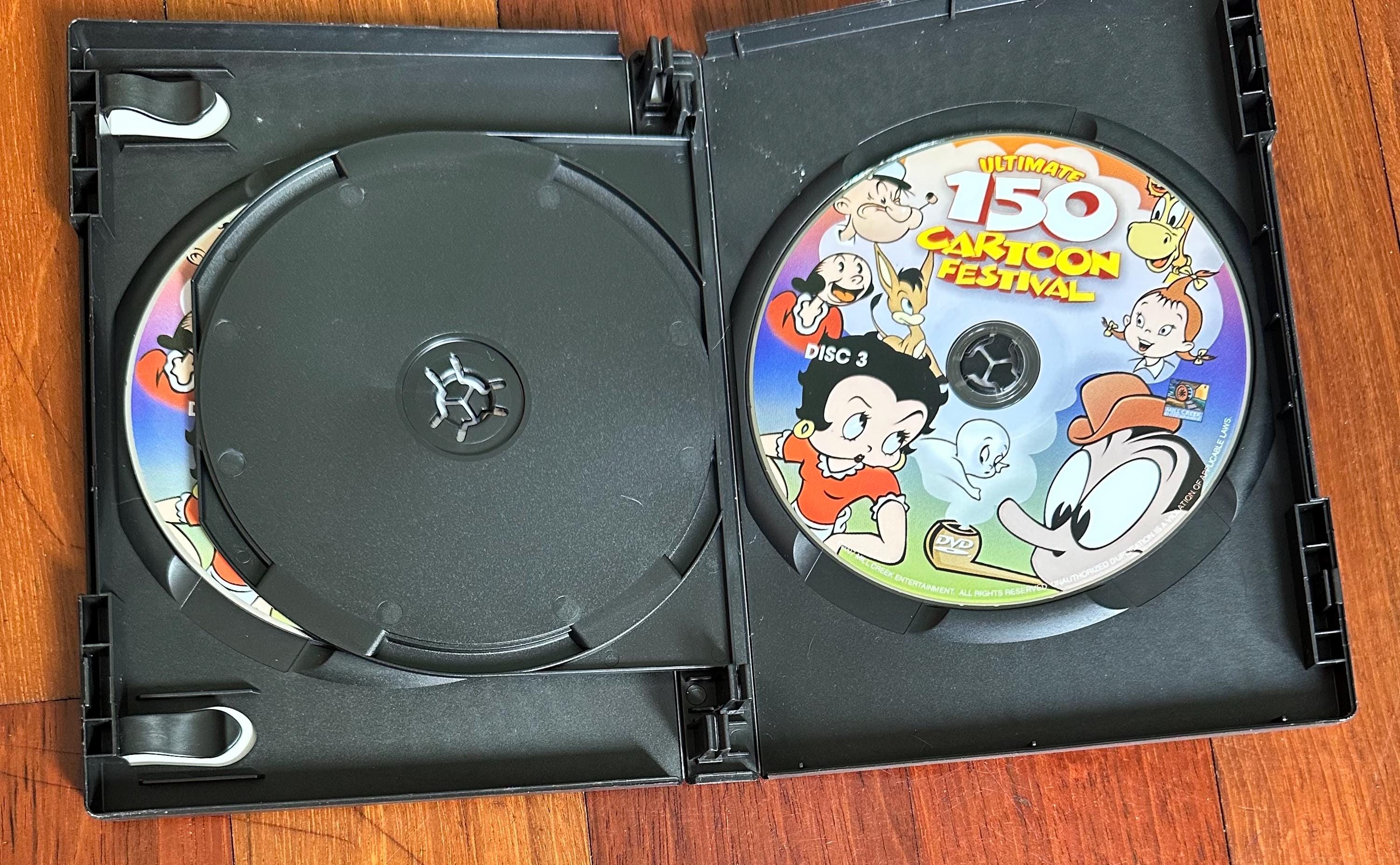 Ultimate 150 Cartoon Festival (DVD, 3-disc Set). - Etsy