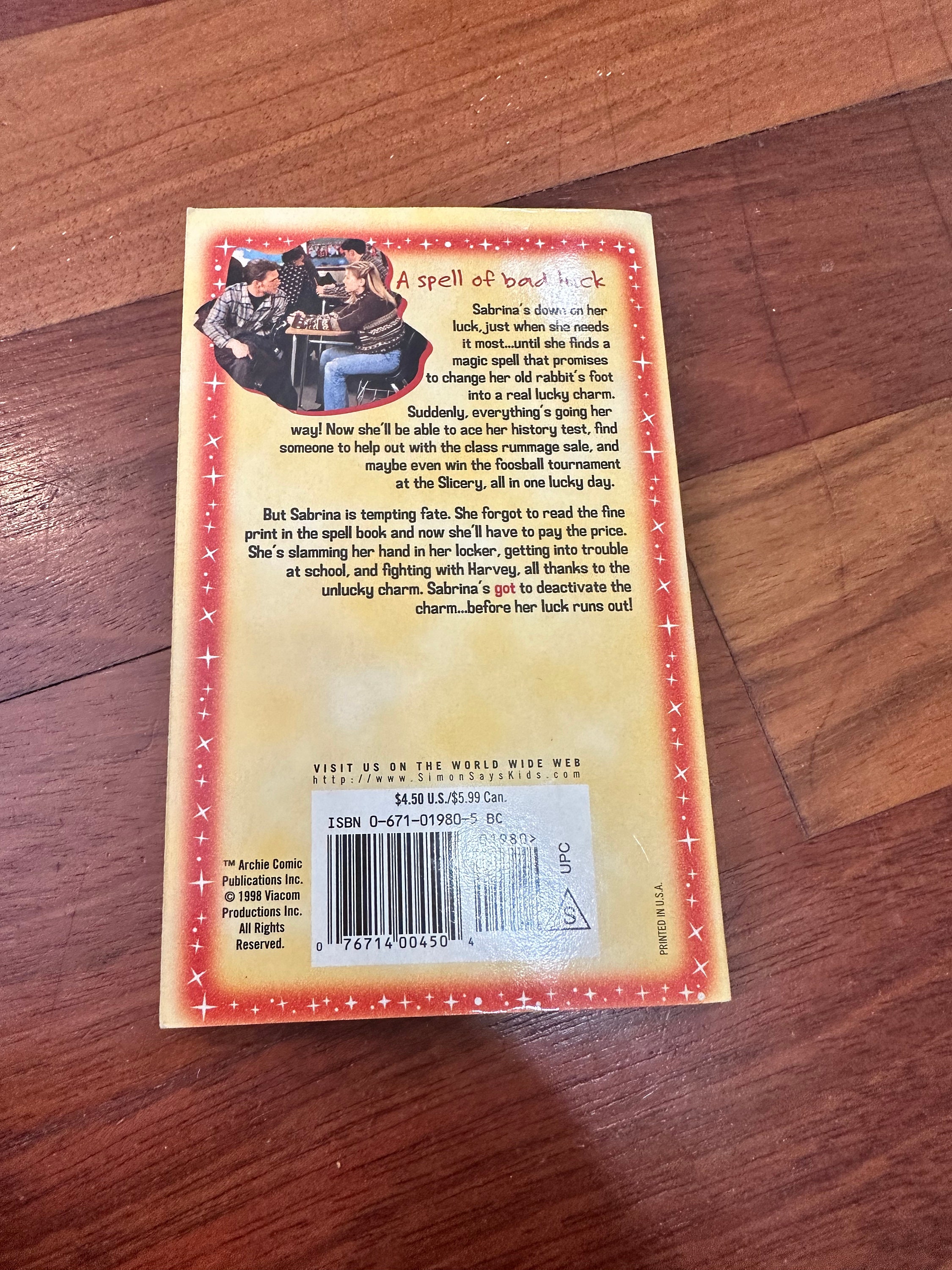 DIANA G GALLAGHER Lotsa Luck Vintage Sabrina the Teenage Witch Tv Show ...