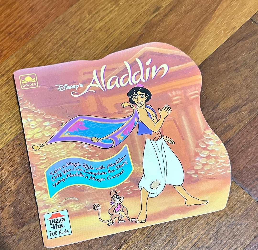 Disney's Aladdin (pizza Hut for Kids Book) Golden Paperback 1992 w ...
