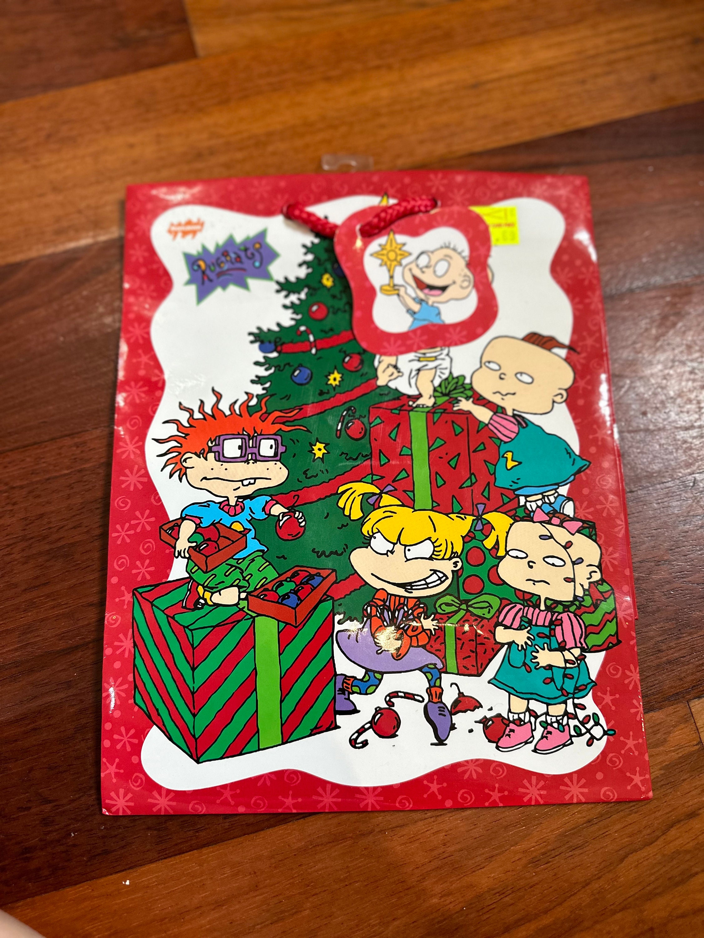 VINTAGE Lot of Five Rugrats Nickelodeon Christmas Theme Gift ...