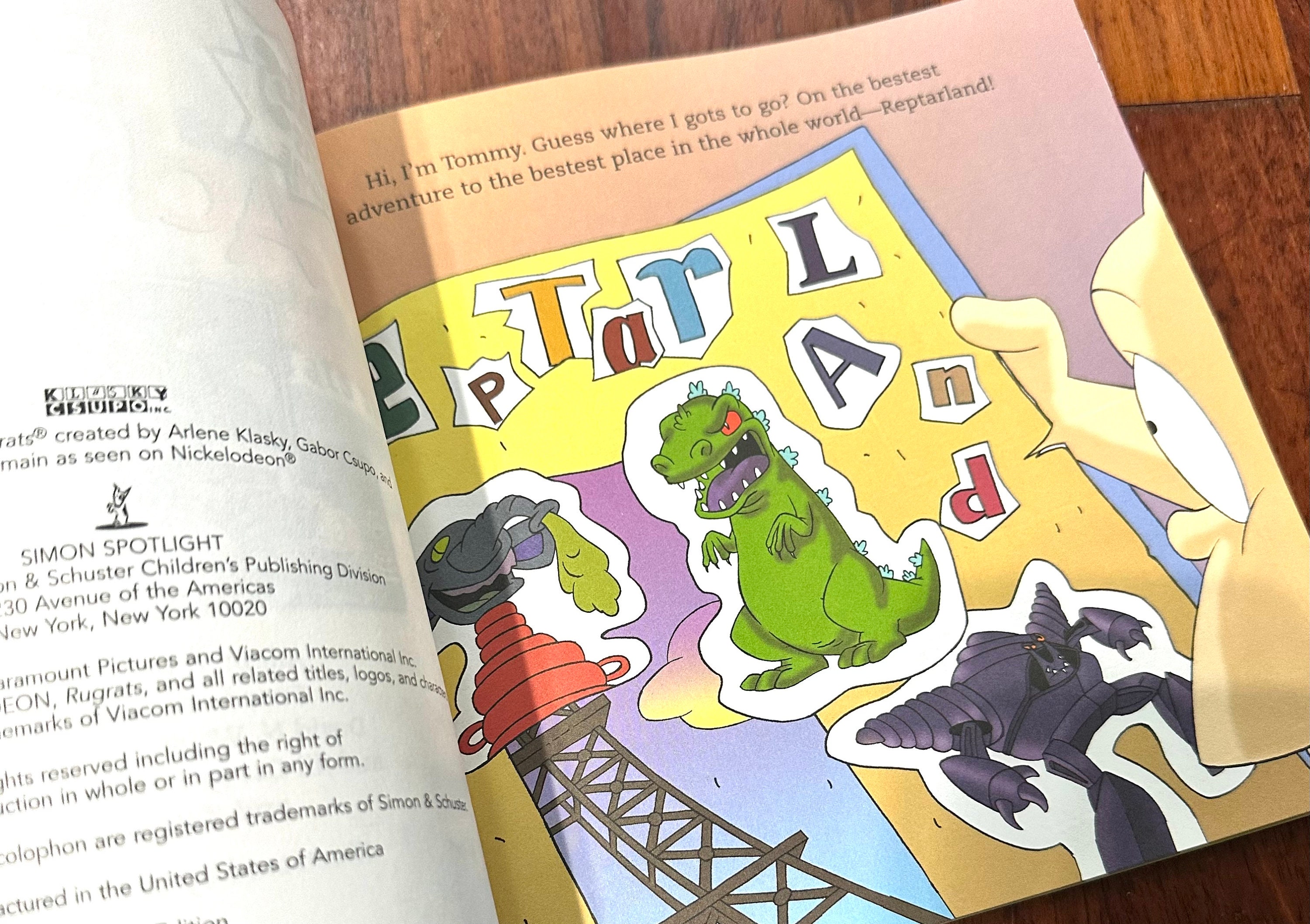 Rugrats Tommy's Bestest Adventure (paperback: Children's, Nickelodeon ...