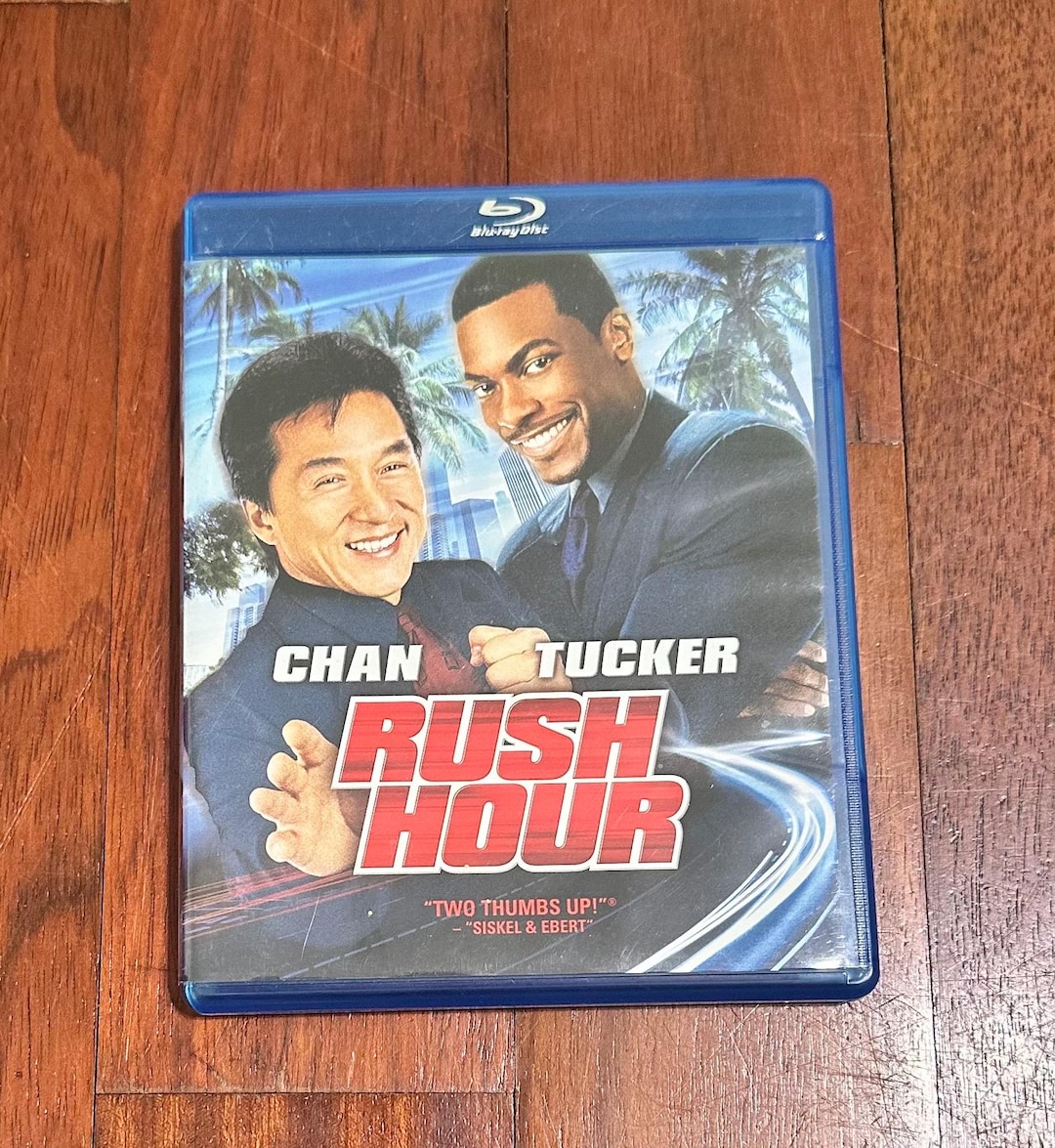 Rush Hour (blu-ray, 1998) Jackie Chan Chris Tucker Buddy Cop Action ...
