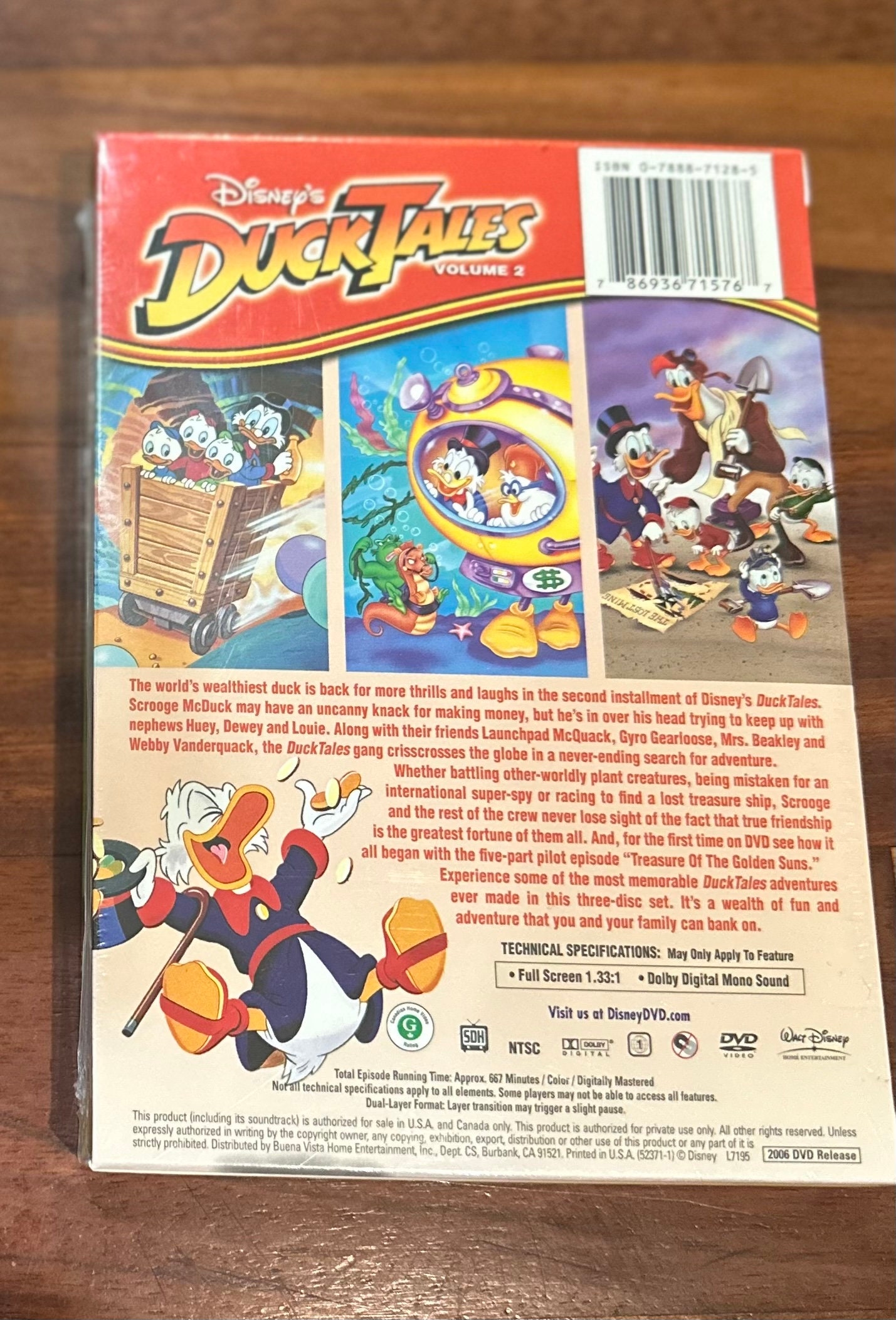 SEALED Ducktales Volume 2 DVD, 3-disc Set 2 of the 3 Discs Are - Etsy