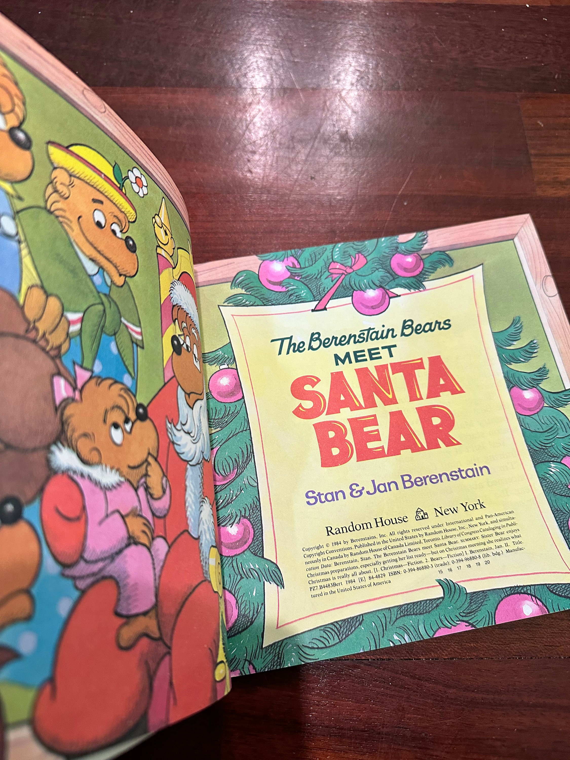 The Berenstain Bears Meet Santa Bear Random House Vintage Paperback ...
