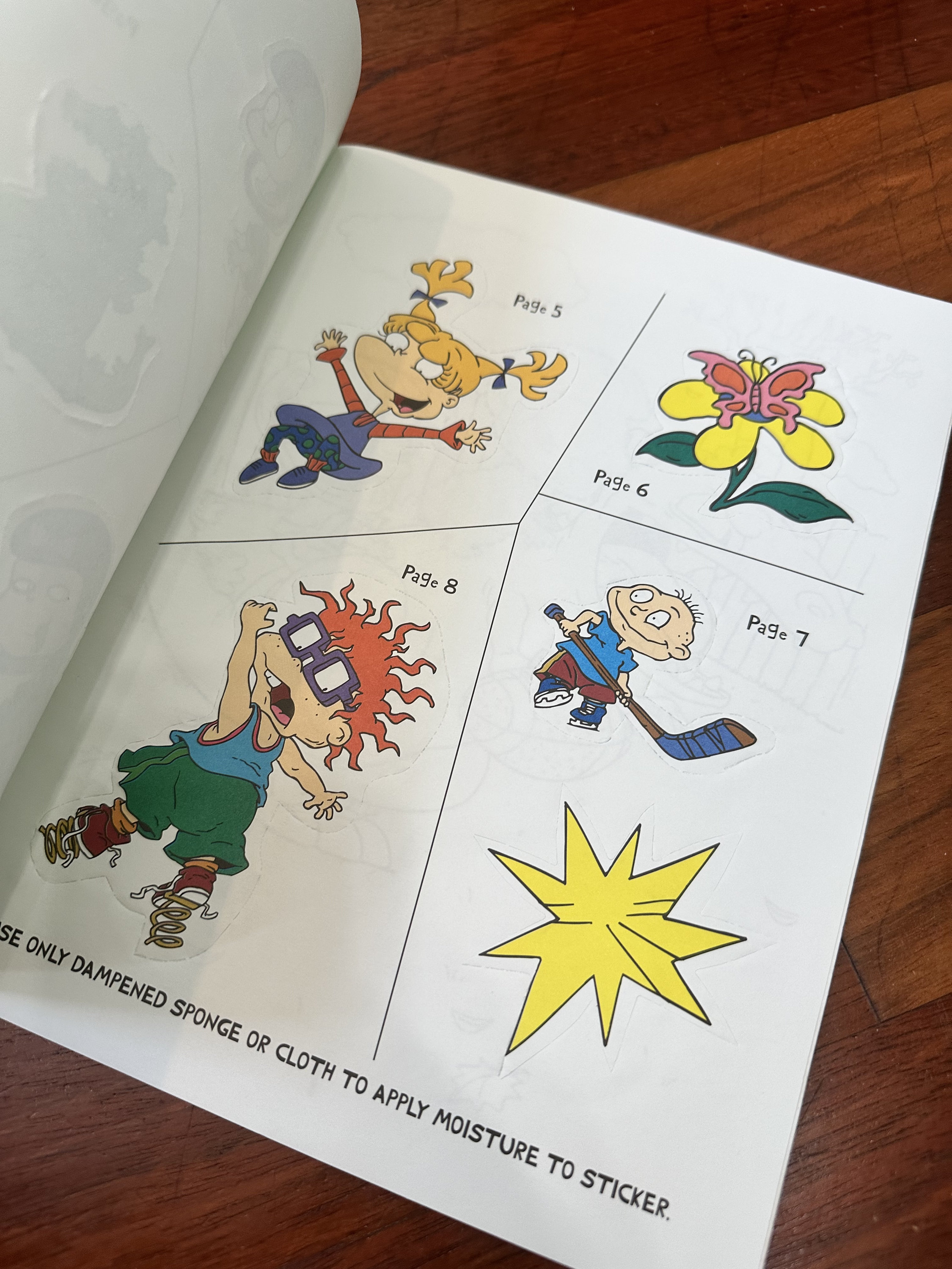 Nickelodeon RUGRATS Sticker and Coloring Book 16 - Etsy