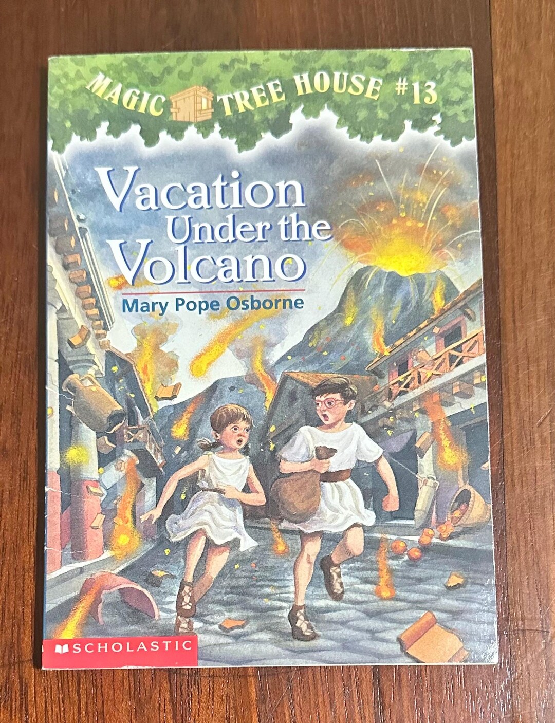 1998 VACATION UNDER the VOLCANO #13 Magic Tree House Book-mary Pope ...