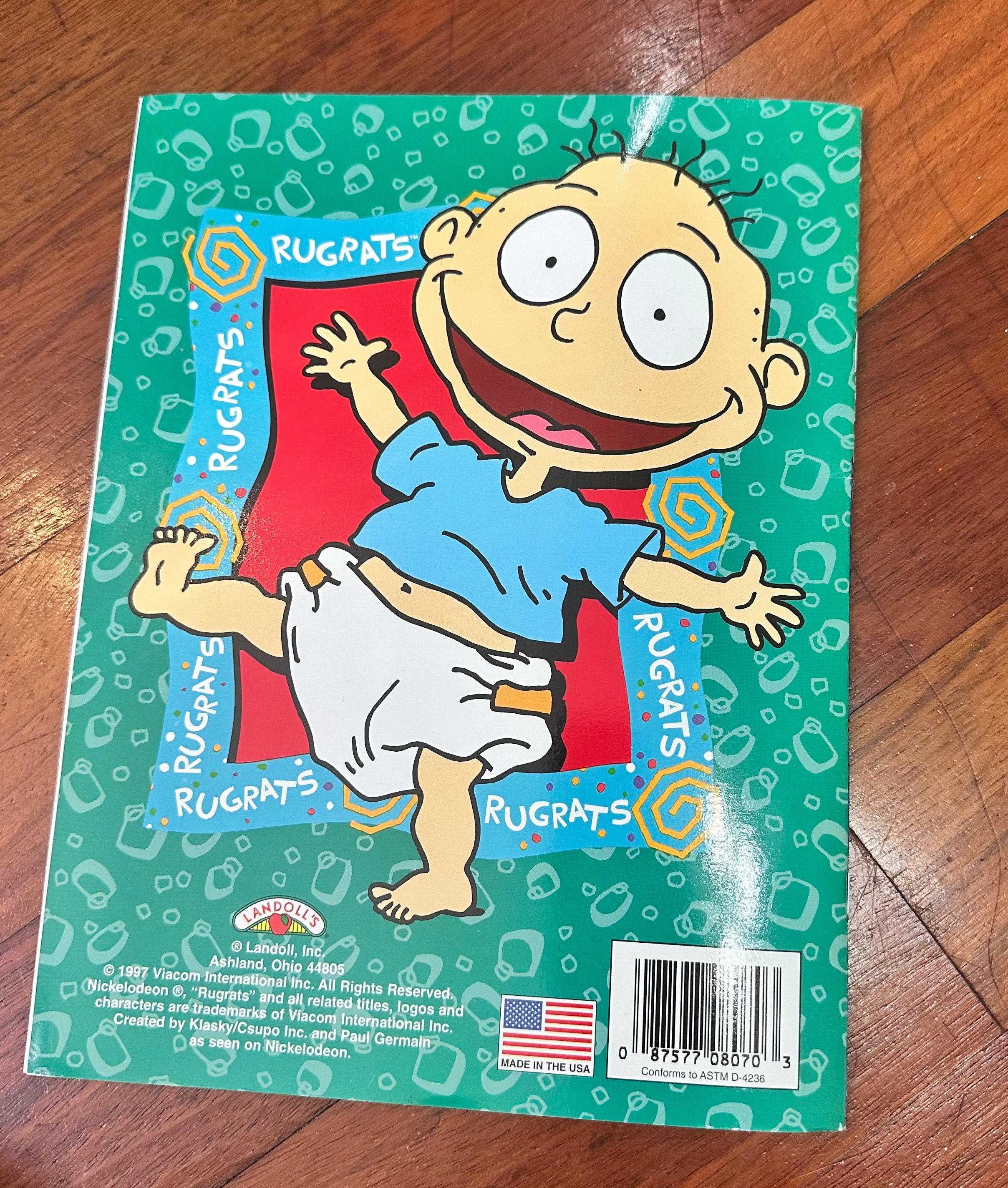 Nickelodeon RUGRATS Sticker and Coloring Book 16 - Etsy