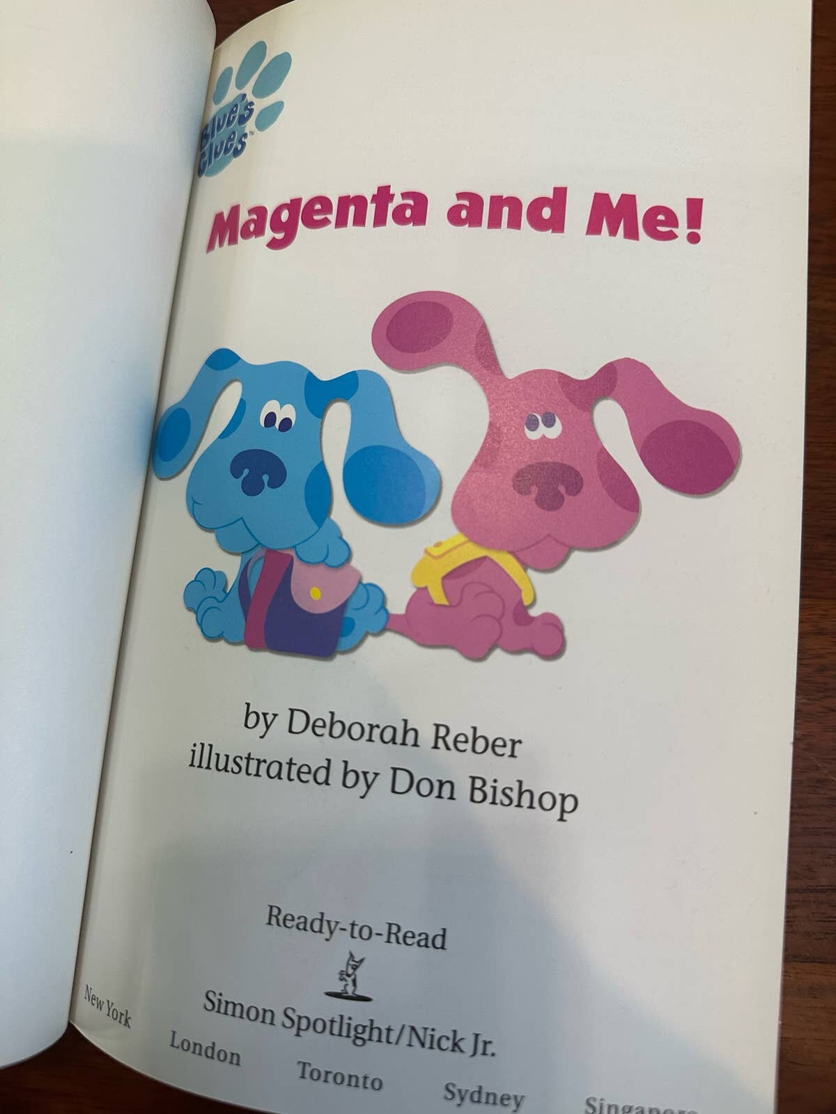 Blue's Clues Ready to Read Pre Level 1 Bookfirst Reader Nick Jr Vtg ...