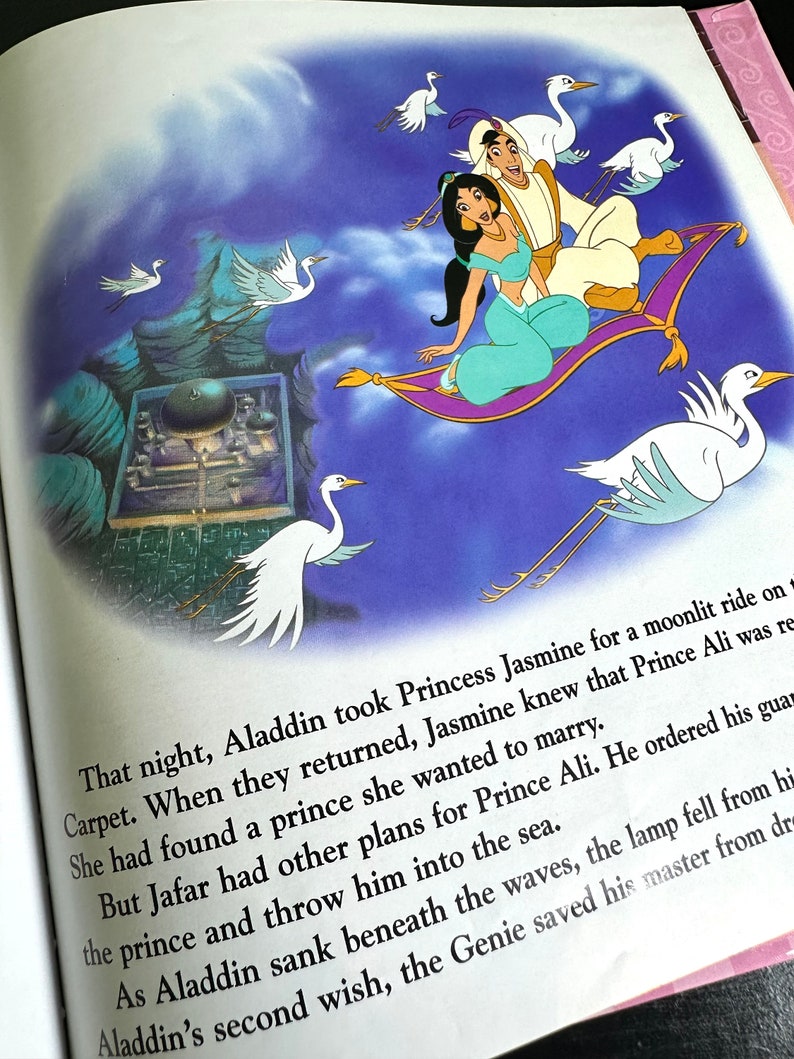 Disney Princess Storybook Library Children's Books Aladdin - Etsy