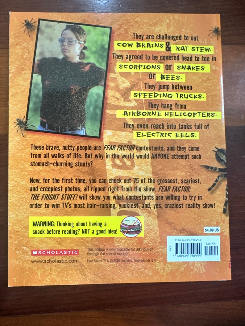 Fear Factor : the Fright Stuff by Jesse Leon Mccann trade Paperback - Etsy