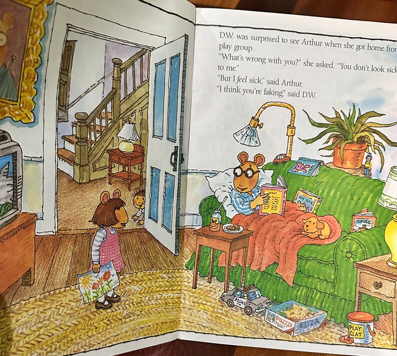 Arthur's Chicken Pox by Marc Brown 1994 - Etsy