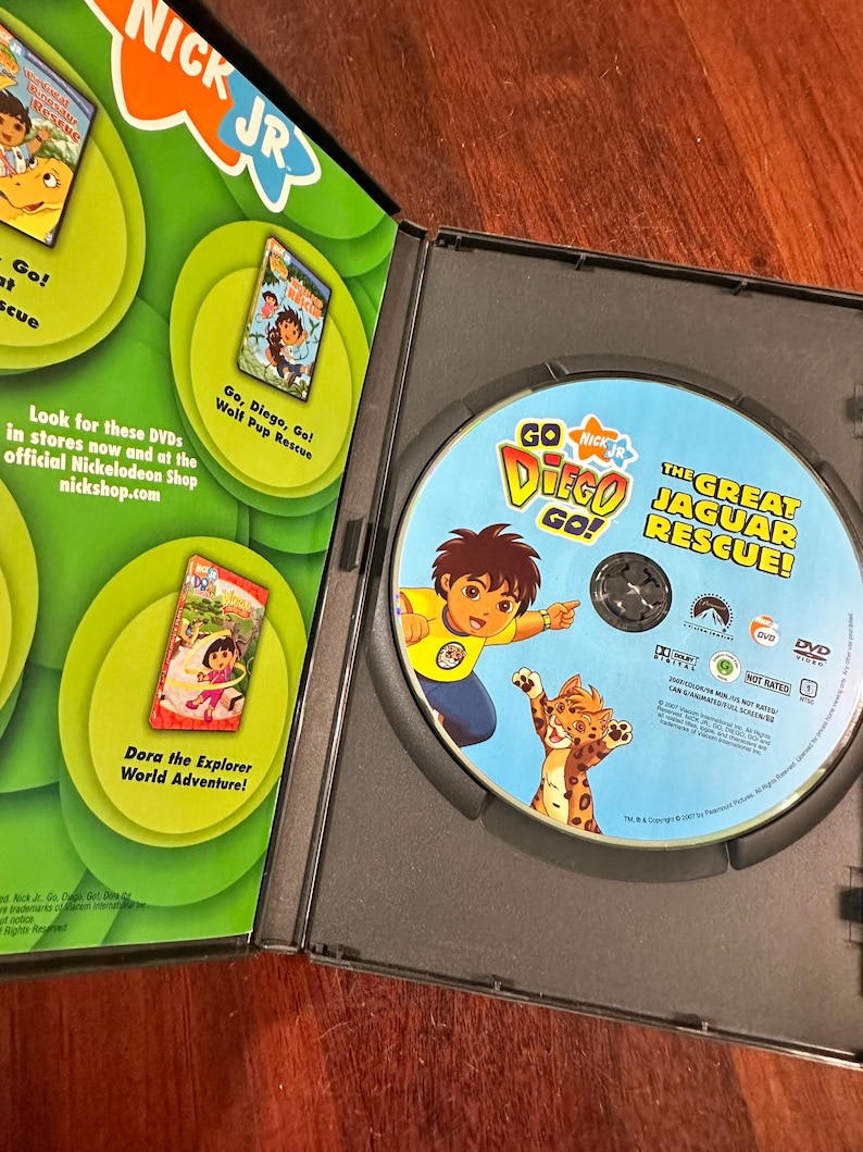 Go Diego Go!: the Great Jaguar Rescue DVD - Etsy