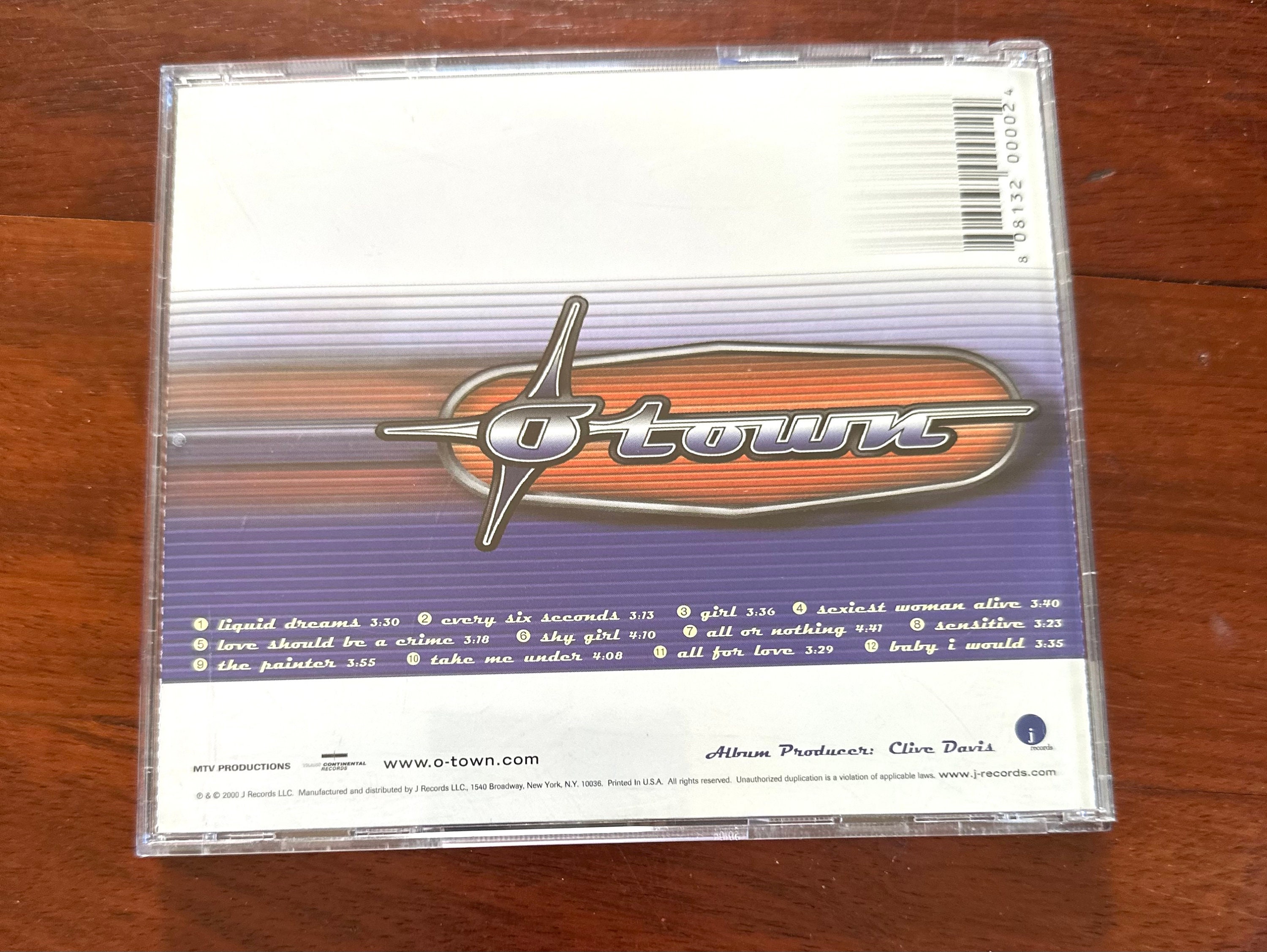 O Town by O-town CD, 2001 - Etsy