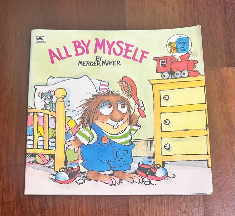 Vintage Little Critter Lot of 2 Books by Mercer Mayer | All by Myself ...