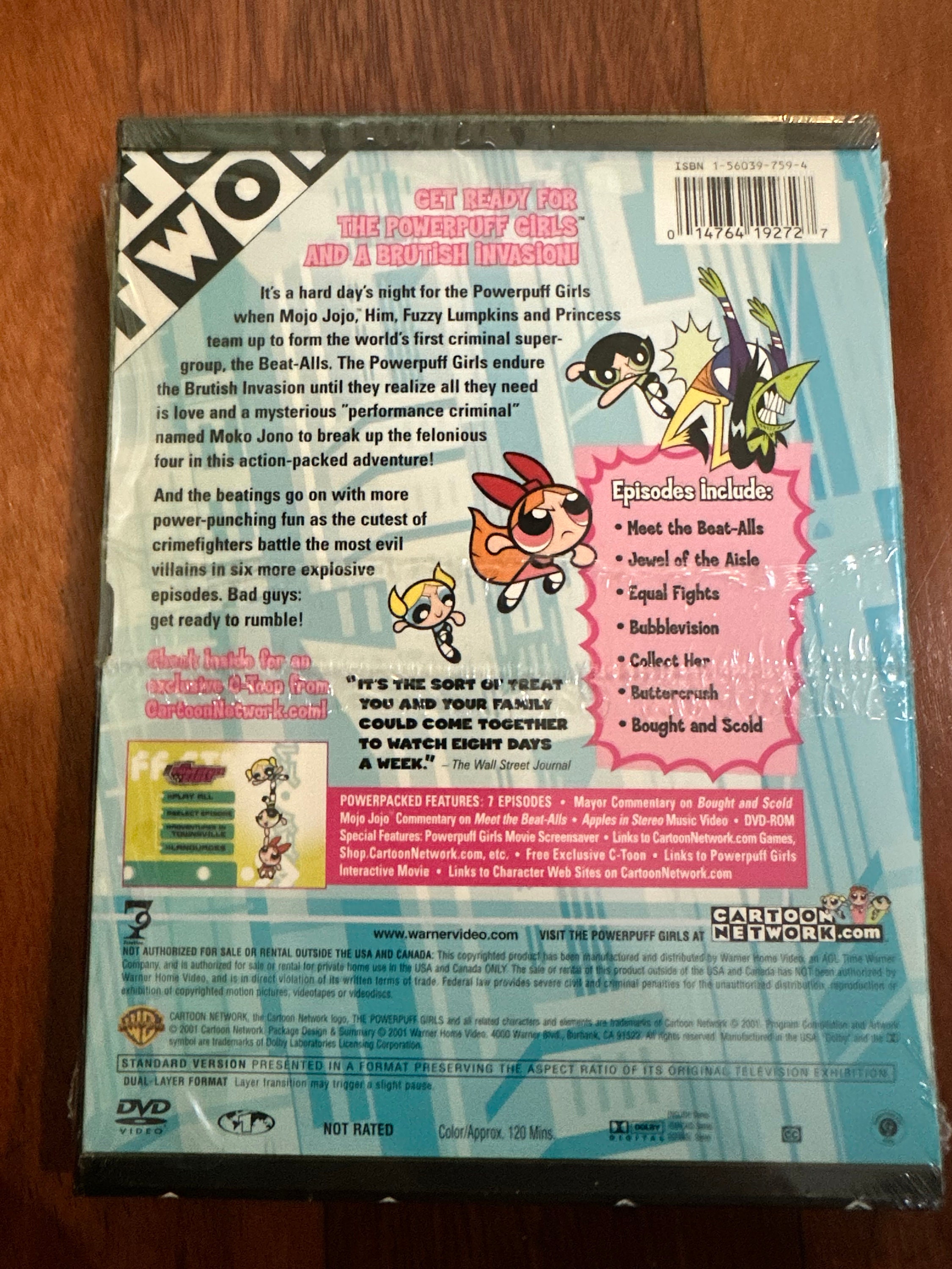 The Powerpuff Girls Meet the Beat-alls DVD NEW, SEALED - Etsy