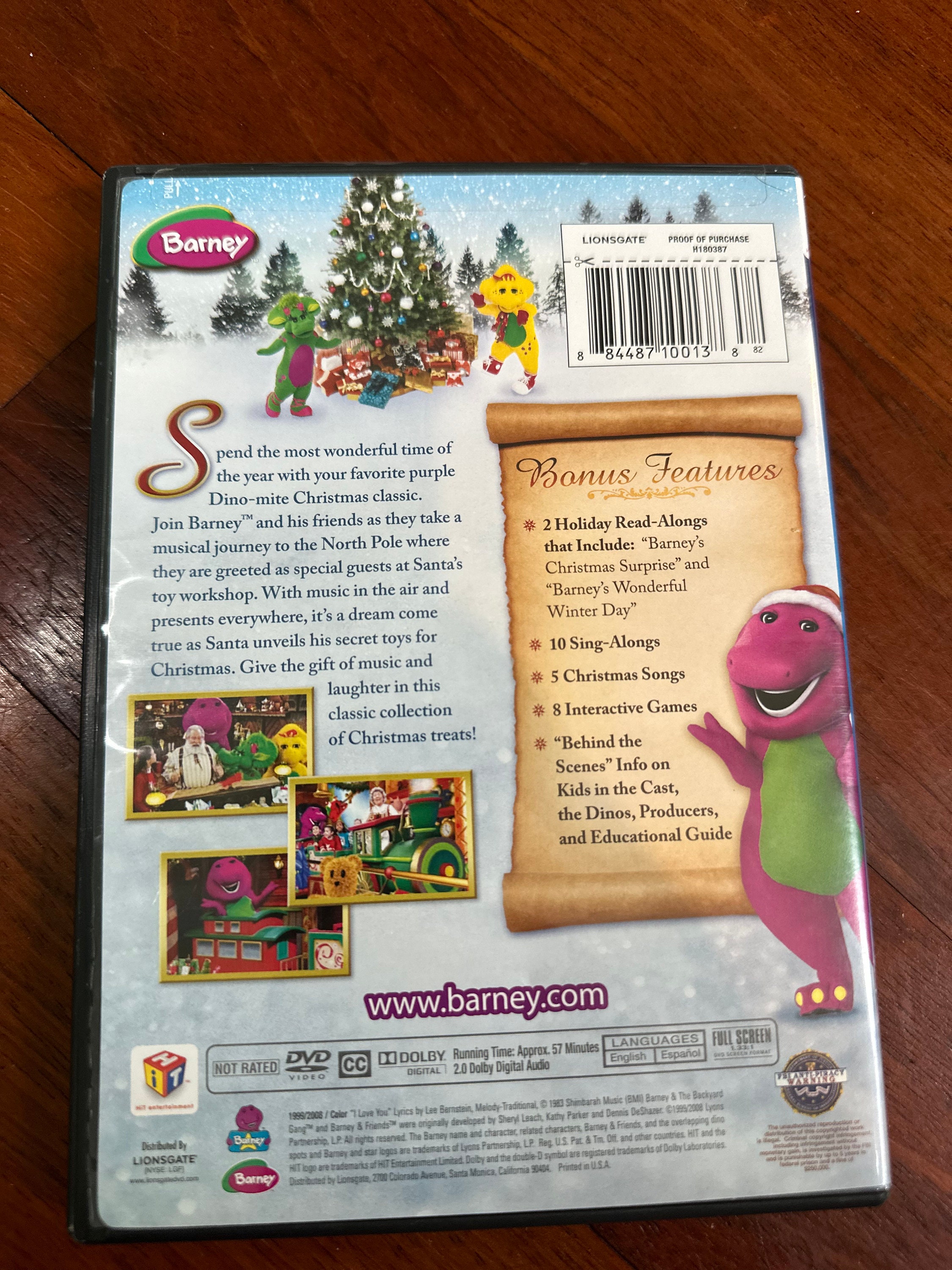 Barney Night Before Christmas Dvd
