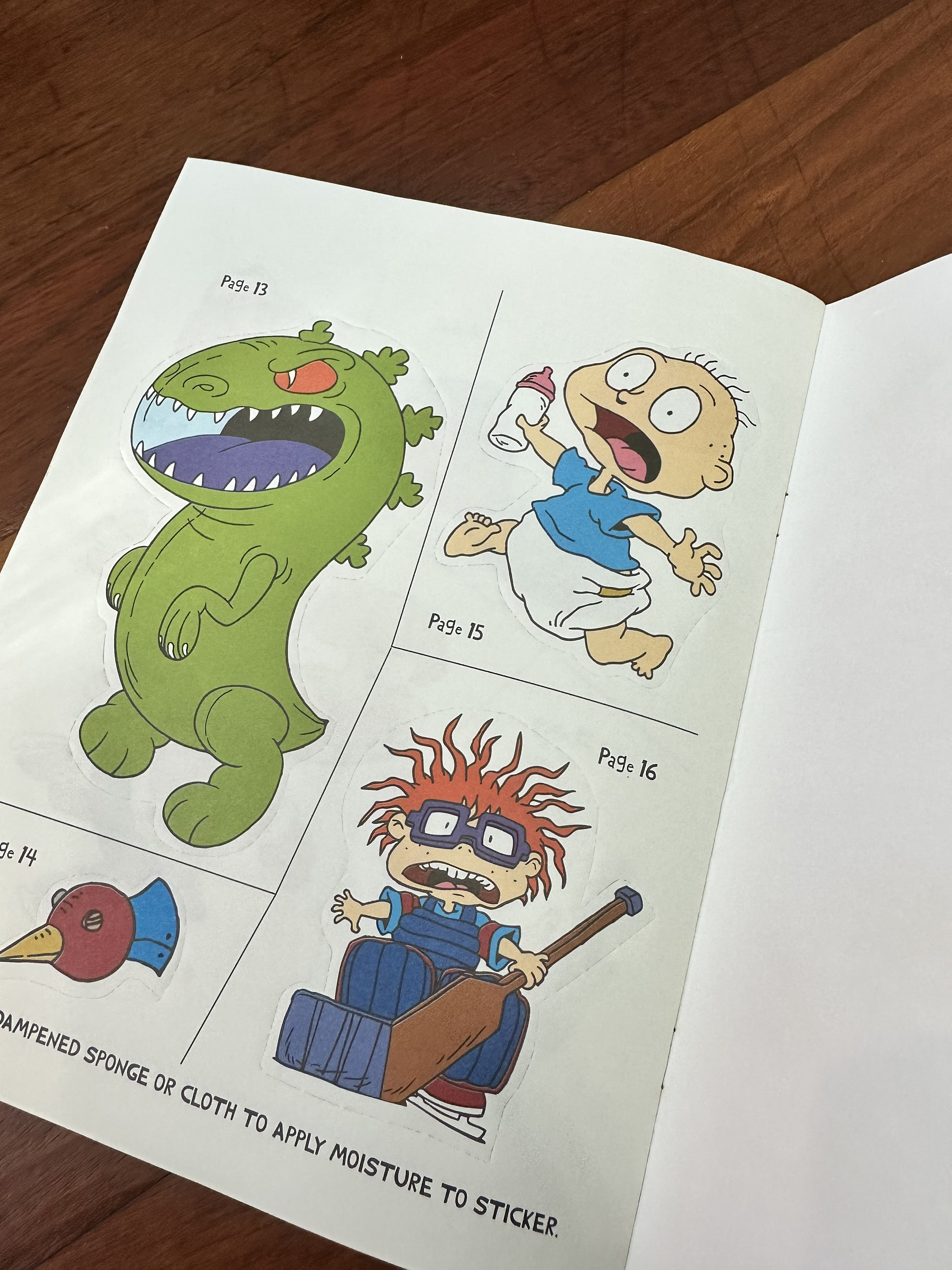 Nickelodeon RUGRATS Sticker and Coloring Book 16 - Etsy