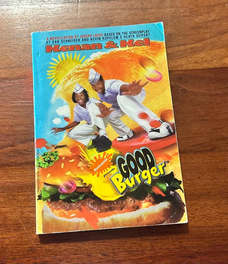 RARE Nickelodeon: Good Burger Movie Chapter Book by Joseph Locke 1997 ...