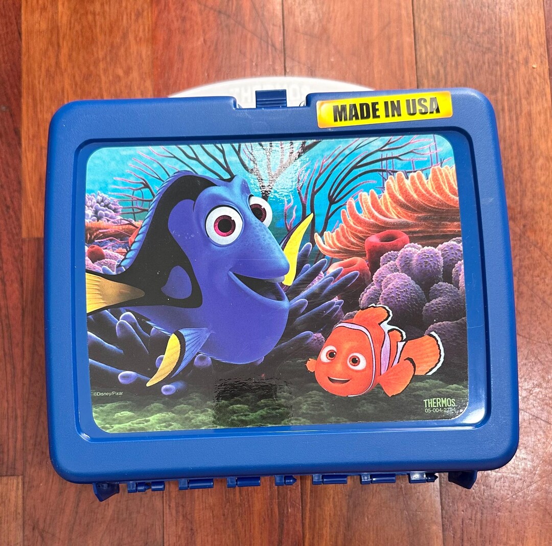 Pixar Finding Nemo Dori- Lunch Box -school Travel Blue-made in USA- NO ...