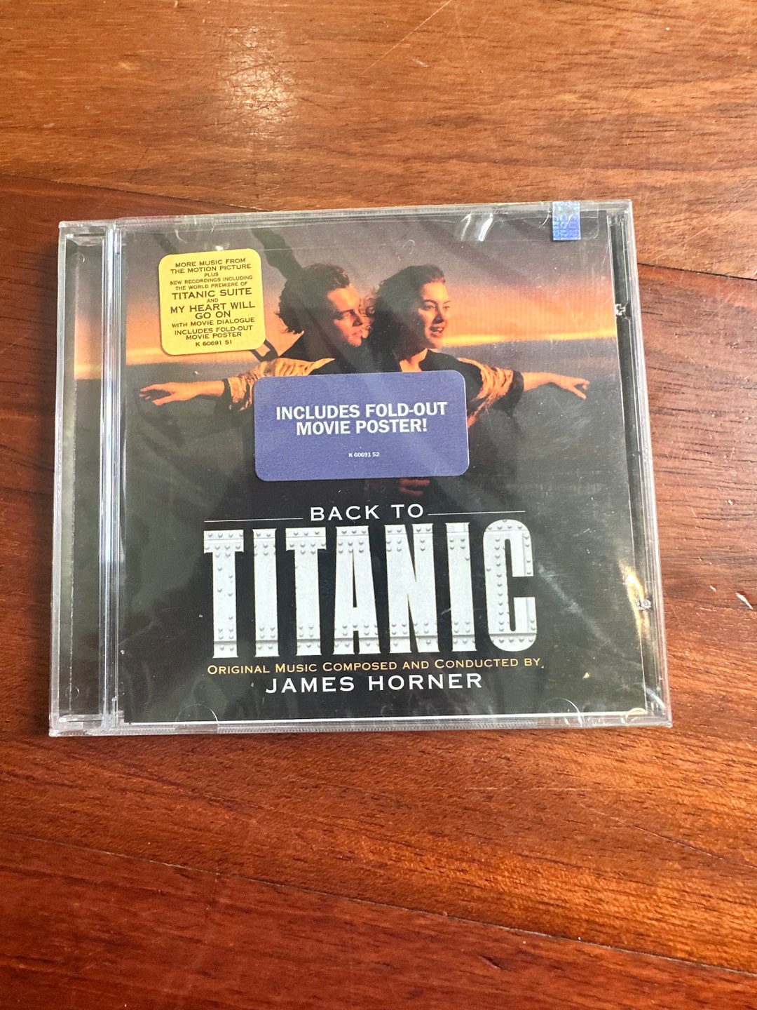 Sealed~back to Titanic CD Soundtrack - Etsy