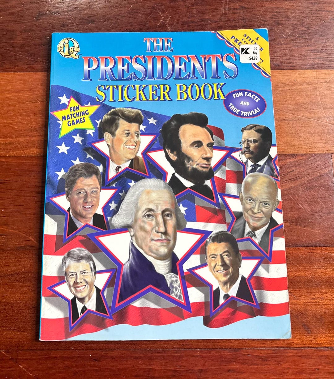 The Presidents Sticker Book Highq 1997 Fun Facts and TRUE Trivia ...